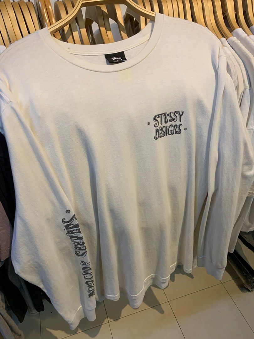 Stussy design LS, Men's Fashion, Tops & Sets, Tshirts & Polo Shirts on ...