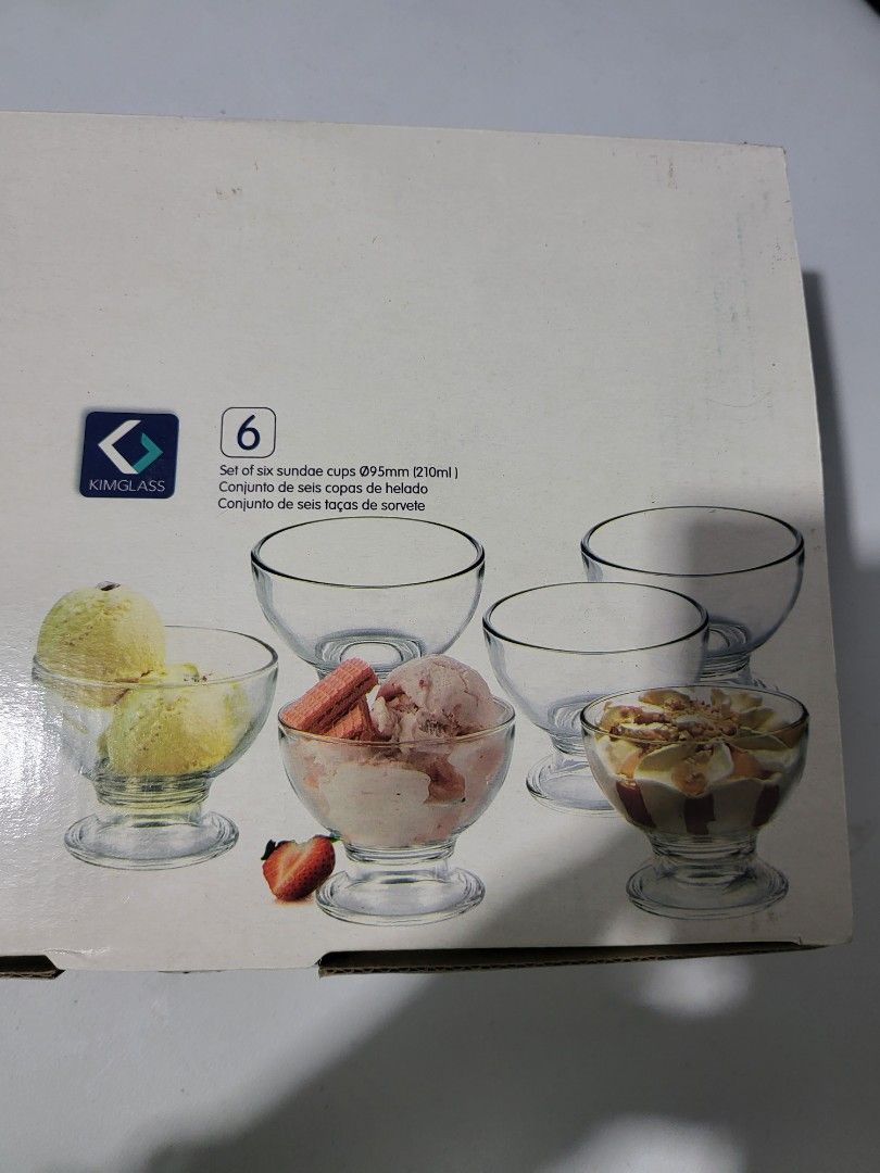 Sundae cups, Furniture & Home Living, Kitchenware & Tableware, Other ...