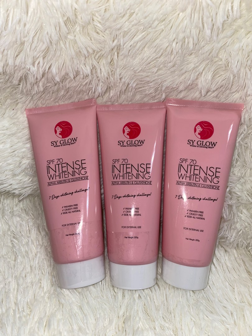 SY Glow Intense Whitening Lotion SPF 70, Beauty & Personal Care, Bath ...