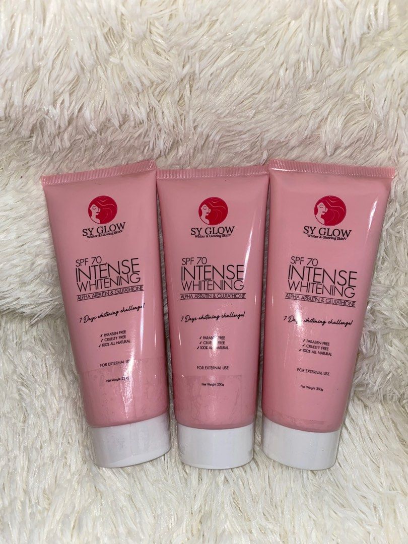 SY Glow Intense Whitening Lotion SPF 70, Beauty & Personal Care, Bath ...