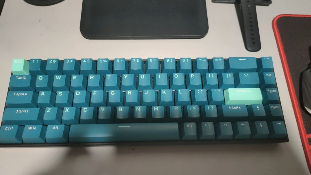 [FREE SWITCHES N KEYBOARD BAG CASE] TECWARE B68 PLUS YELLOW SWITCH ...