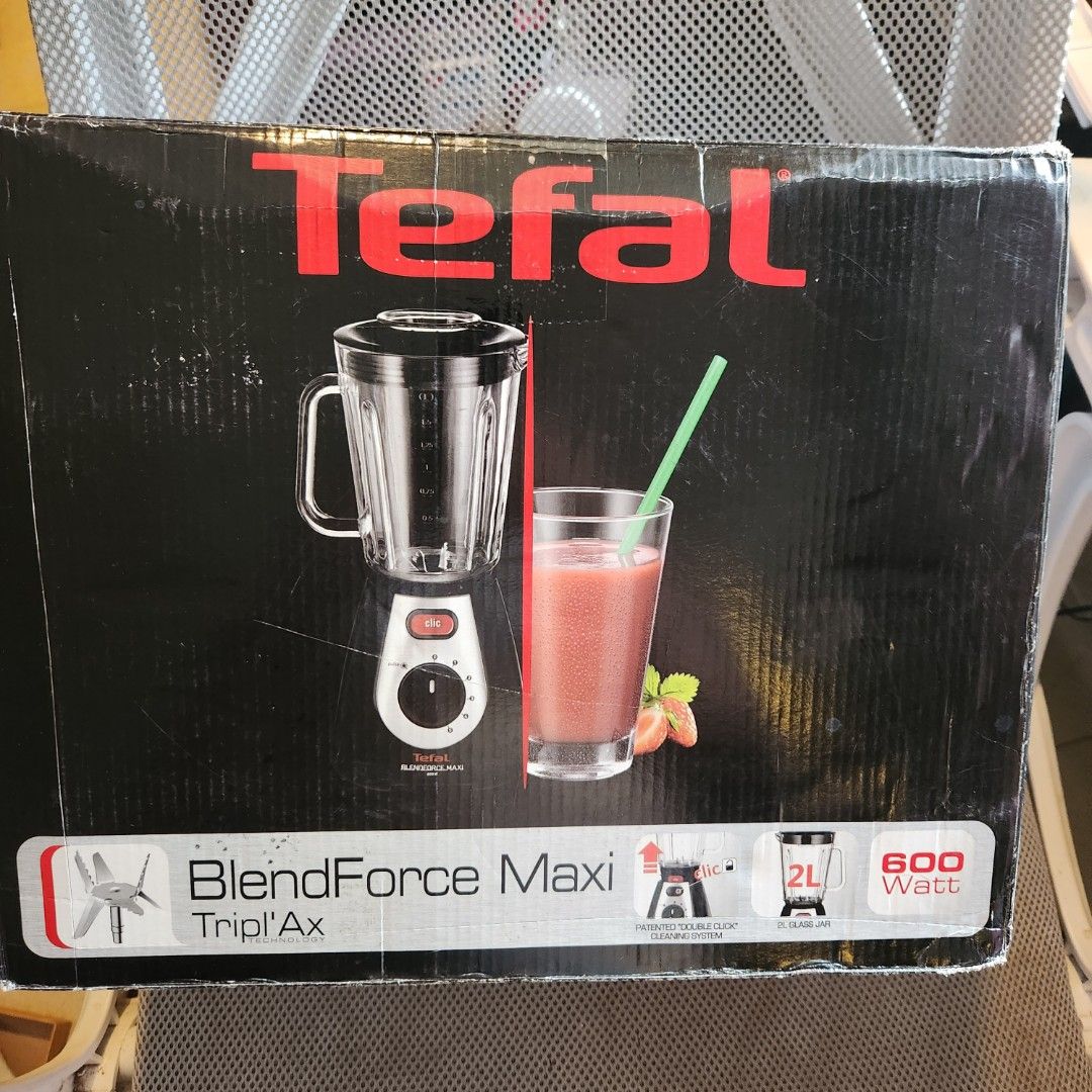 TEFAL Blendforce Maxi Tripl'Ax Technology blender, TV & Home Appliances, Kitchen Appliances ...