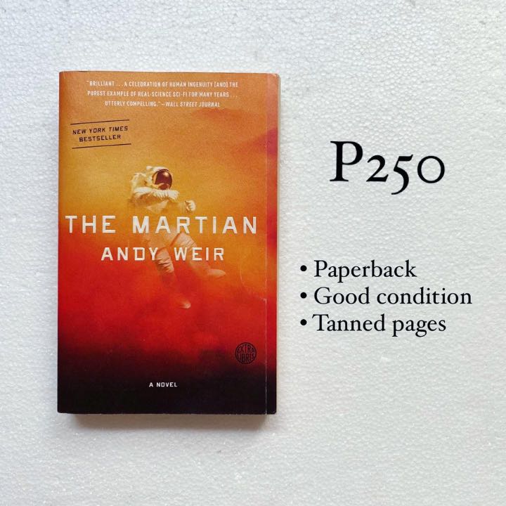 The Martian by Andy Weir on Carousell