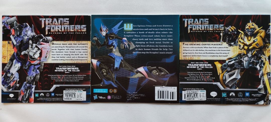 TRANSFORMERS : 1) Attack of the Scraplets! 2) Operation Autobot 3) When ...