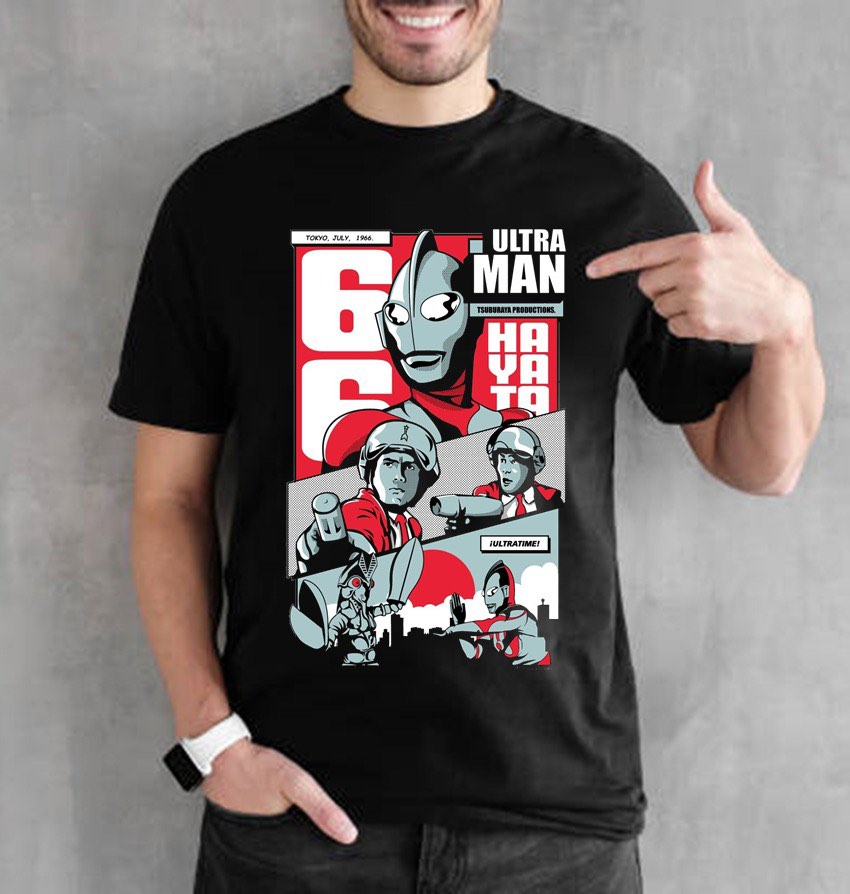 Ultraman Hayata 1966 Premium Tshirt, Men's Fashion, Tops & Sets ...