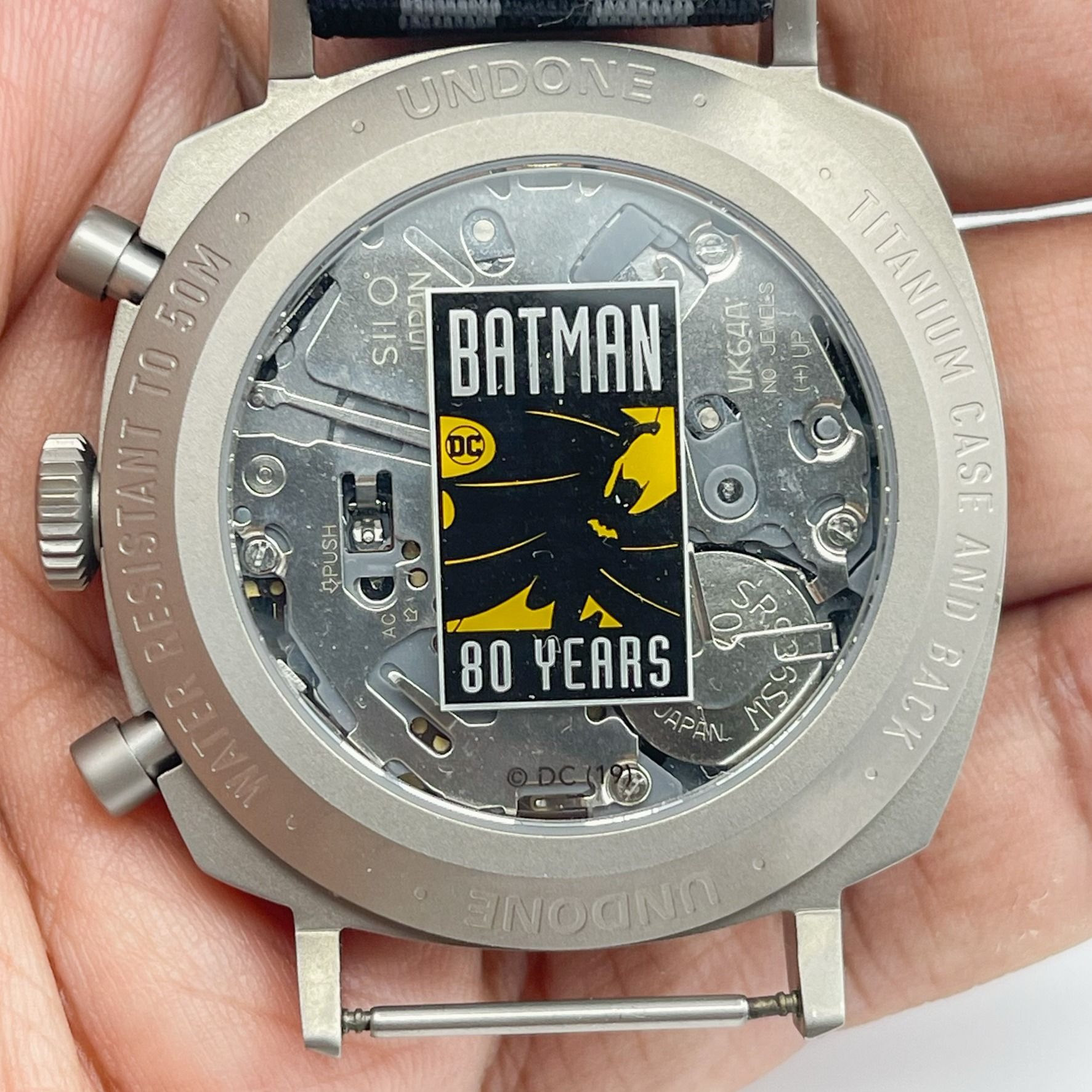 UNDONE Batman Chronograph Caped Crusader 80 years Anniversary Limited ...