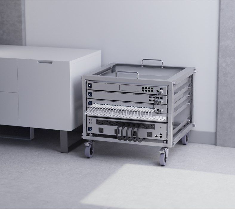 Unifi Tool Less Mini Rack Network Rack Computers And Tech Desktops On Carousell