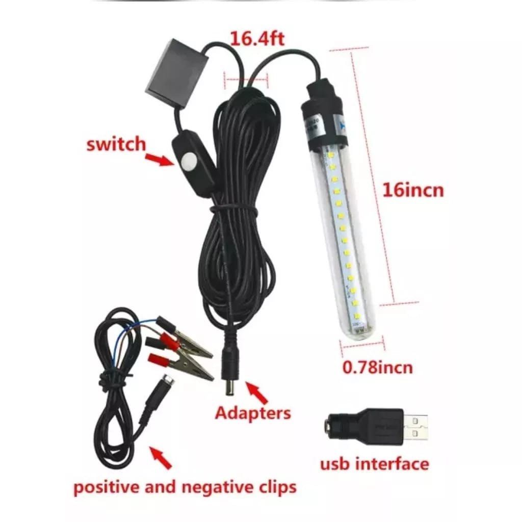 USB Interface - Underwater Led Light fishing for squid/fish, Sports ...