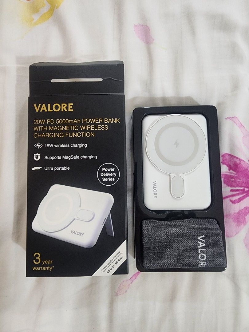 Valore 20W-PD 5000mAH Power Bank with Magnetic Wireless Charging ...