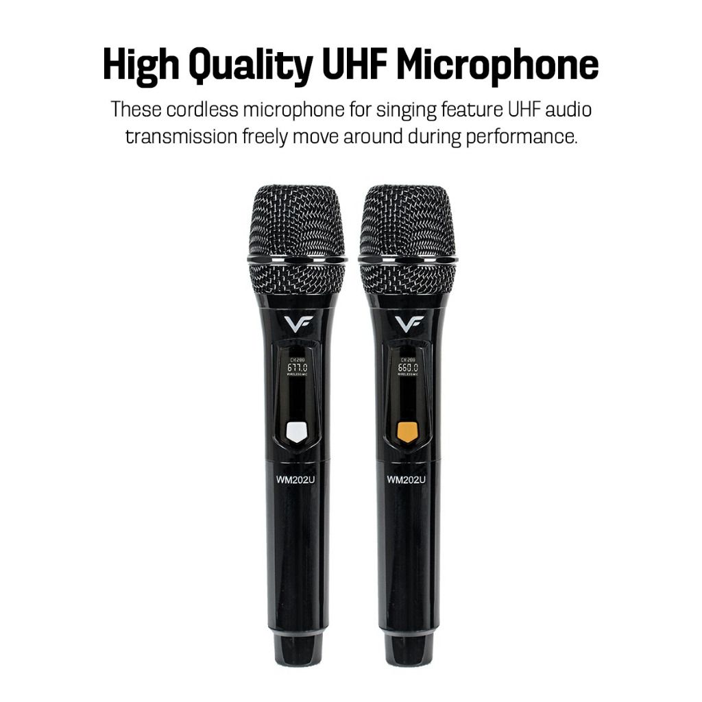 Vinnfier Tango XT3000 WMU 600W Bluetooth Potable HI-FI Loud Speaker PartyBox Karaoke Speaker FM ...