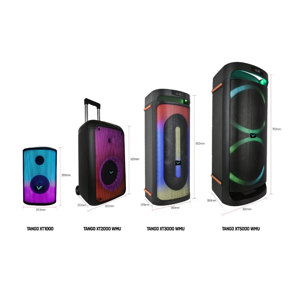 Vinnfier TANGO XT5000 WMU 900W Bluetooth Potable HI-FI Loud Speaker ...