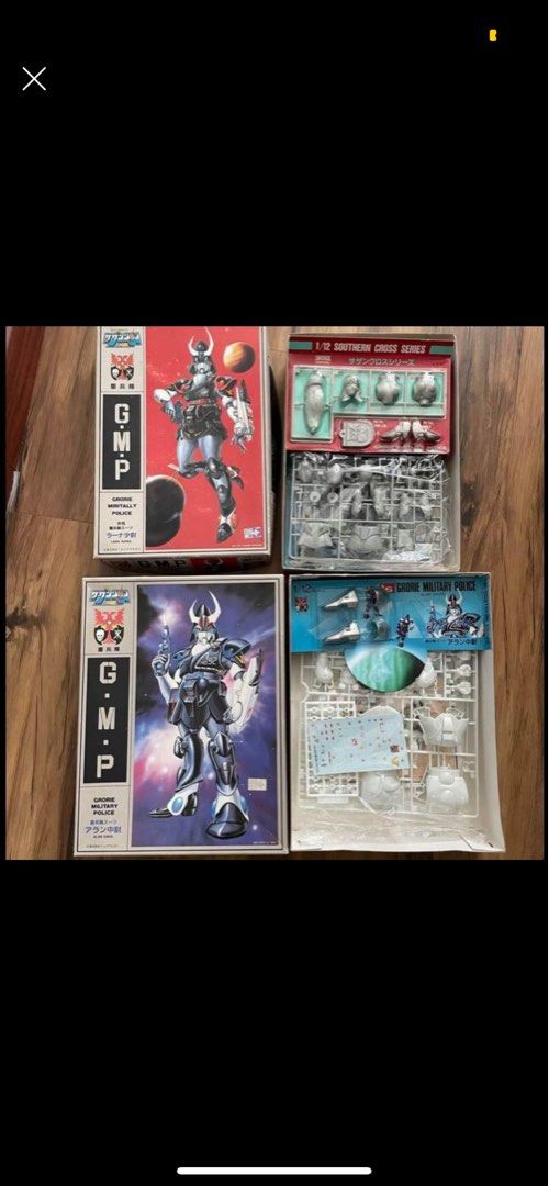 Vintage 1/12 model kits Arii Superdimension Calvary southern cross ...