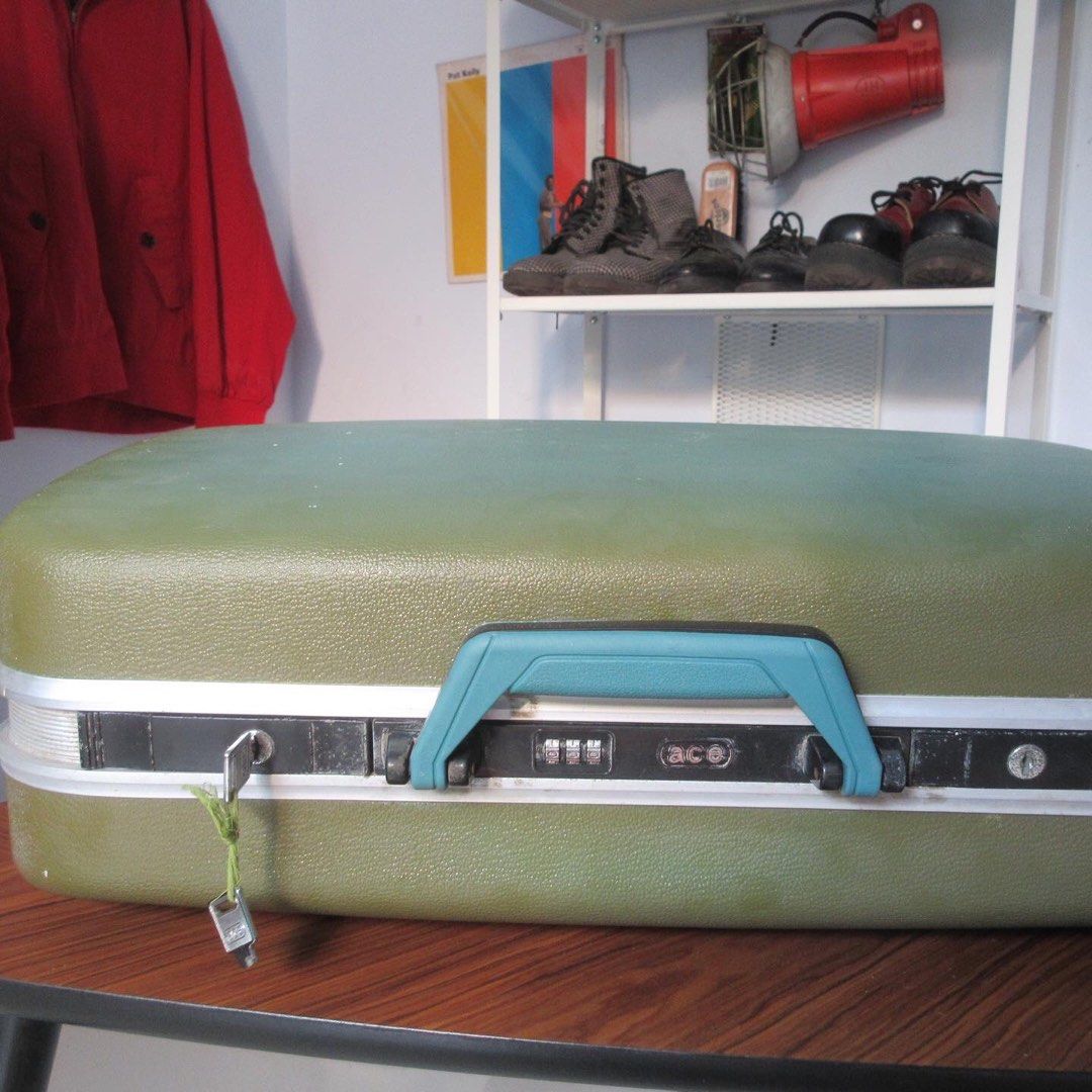 Vintage 70s Suitcase Ace (usa) With Numeric key Code (koper vintage ...