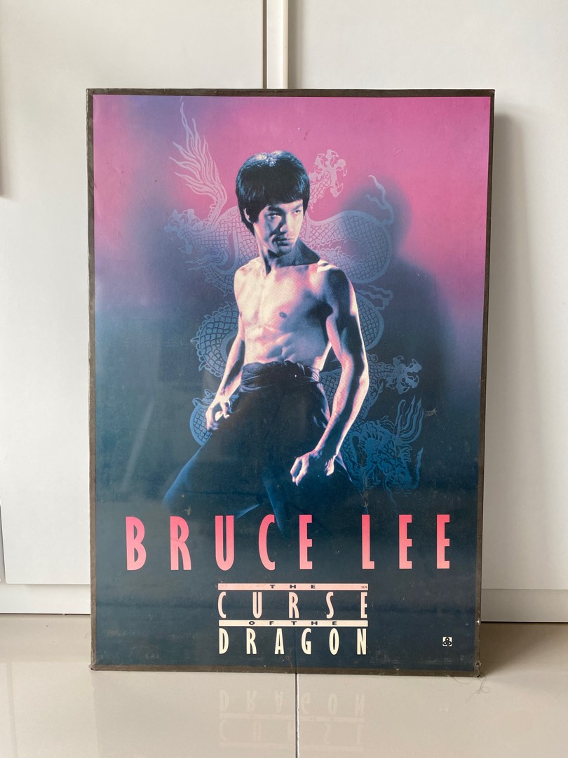 Vintage Bruce Lee poster, Furniture & Home Living, Home Decor, Wall ...