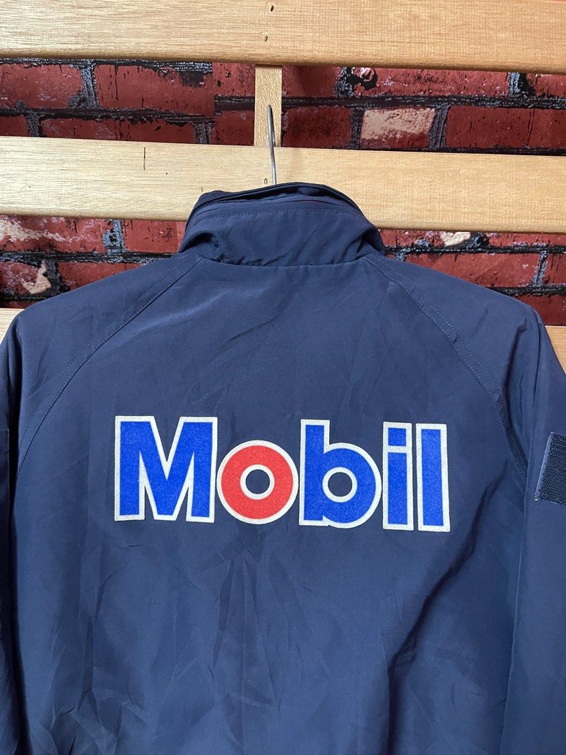 Vintage Mobil Bomber Jacket, Men's Fashion, Coats, Jackets and ...