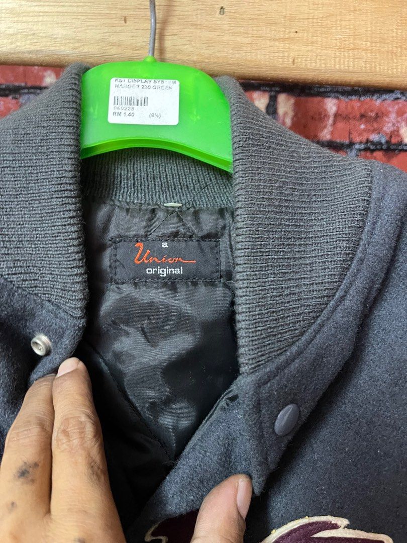 Vintage UNION made in usa Varsity Jacket, Men's Fashion, Coats, Jackets ...