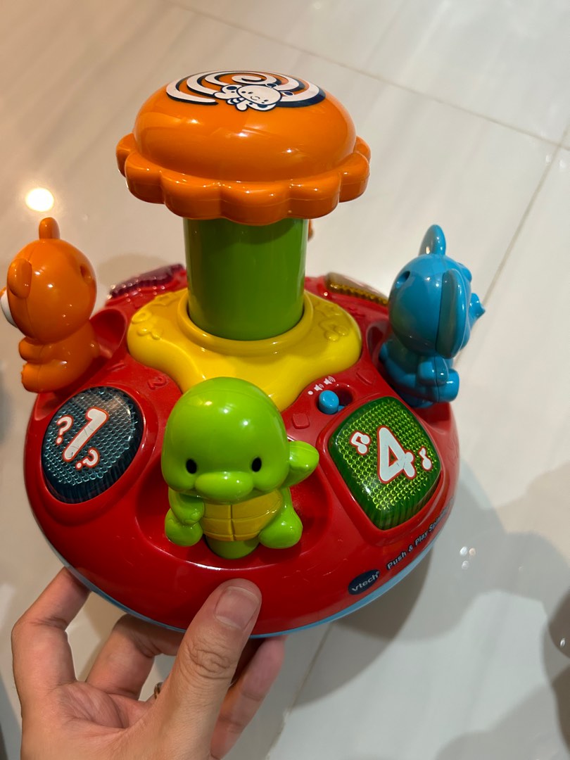 vtech-push-and-play-spinner-babies-kids-infant-playtime-on-carousell