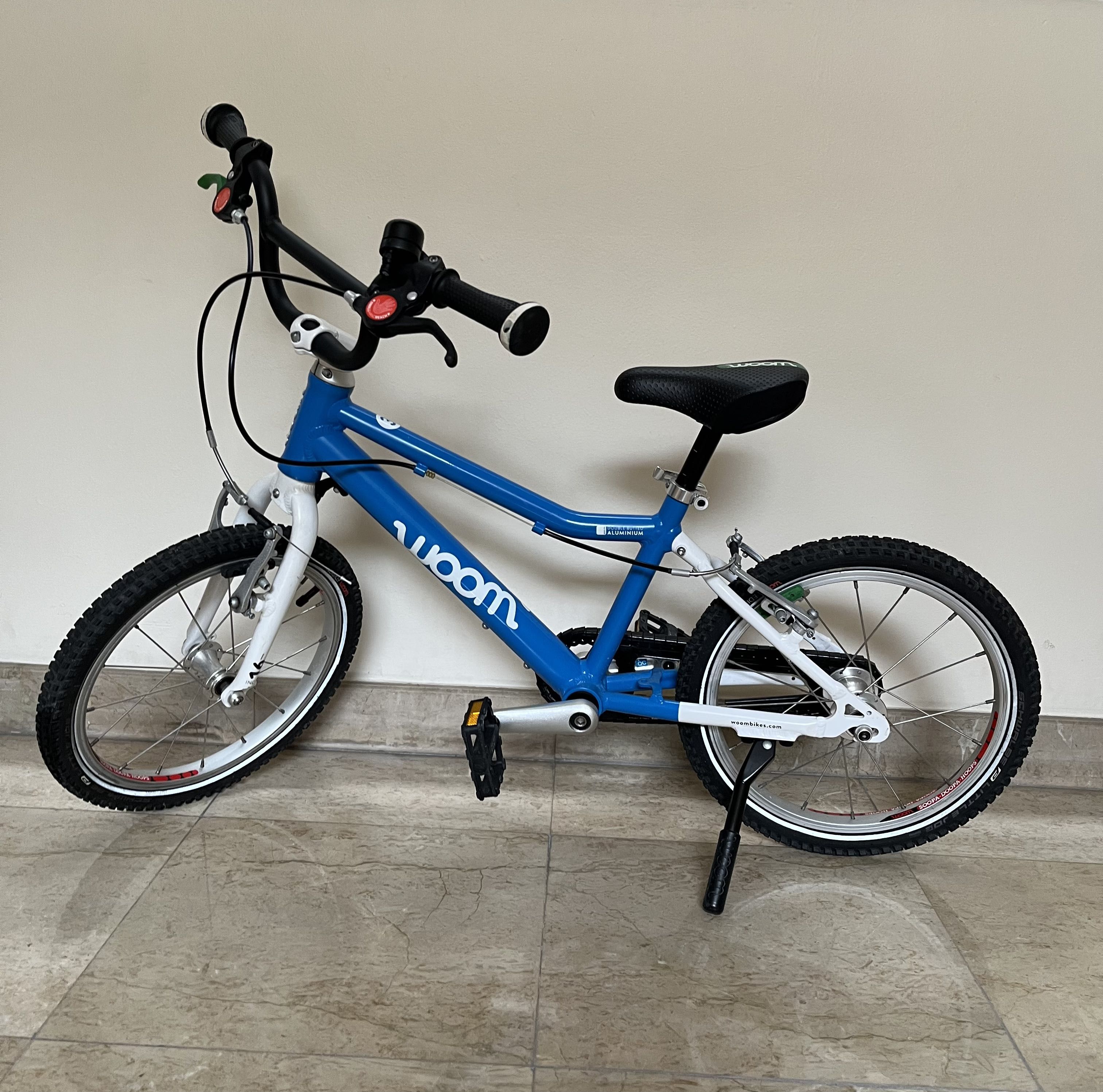 Woom 3 kids bike (16” wheels) in Sky Blue, Sports Equipment, Bicycles & Parts, Bicycles on Carousell