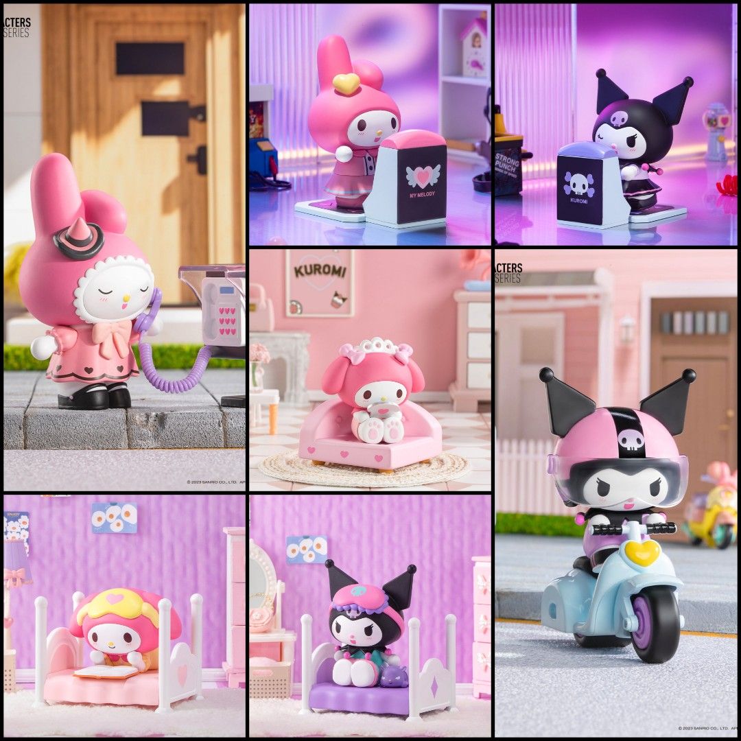 WTT/WTS Popmart Sanrio Characters Sweet Besties series: Dance Machine Kuromi, Dance Machine My ...