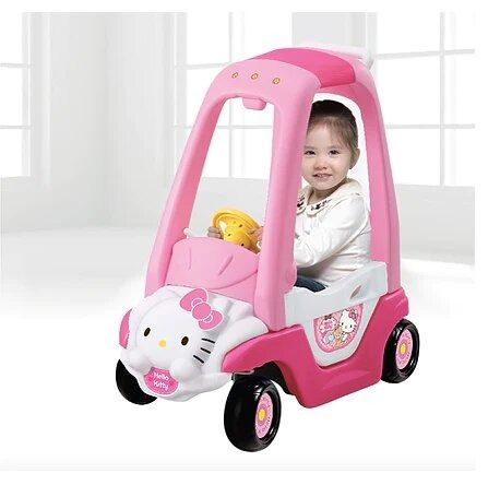 Hello Kitty Ride On Coupe, Hobbies & Toys, Toys & Games on Carousell