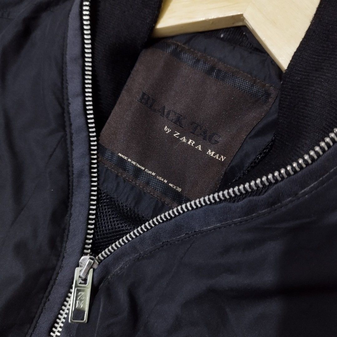 ZARA Man Black Tag Jacket Original, Fesyen Pria, Pakaian , Baju Luaran ...