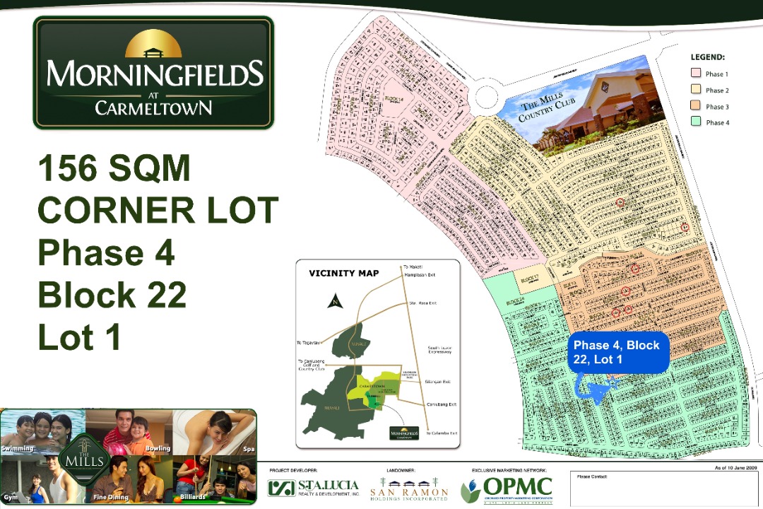 156 SQM CORNER LOT - Morningfields at Carmeltown, Canlubang Calamba ...