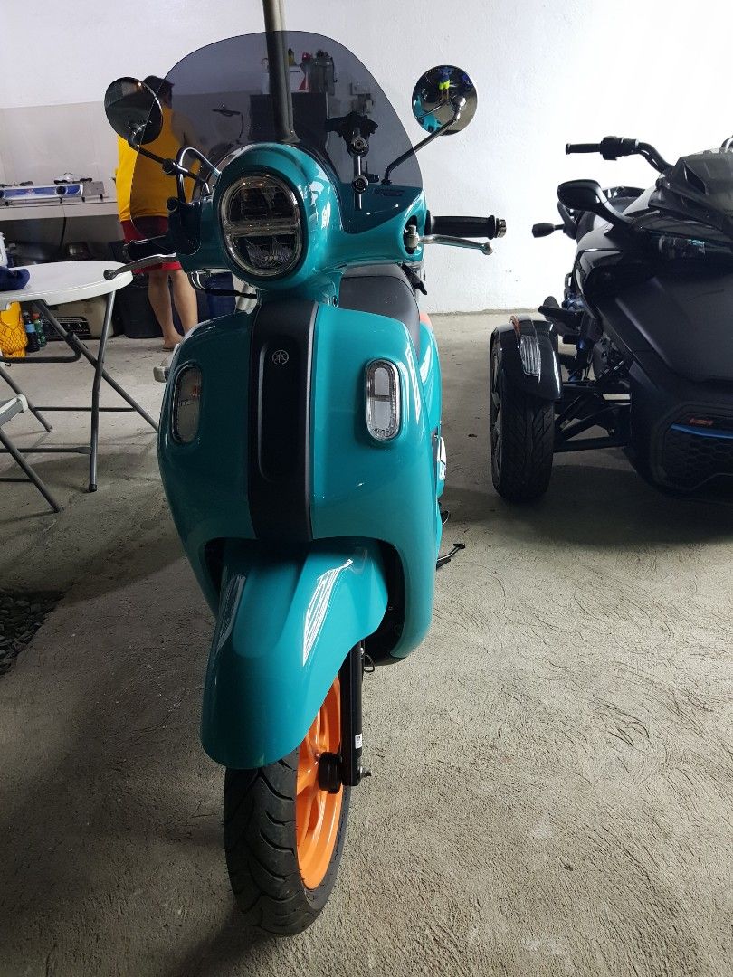 2022 Yamaha Fazzio, Motorbikes, Motorbikes for Sale on Carousell