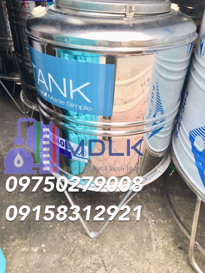 240L Firstank Water Storage Tank Stainless, Furniture & Home Living ...