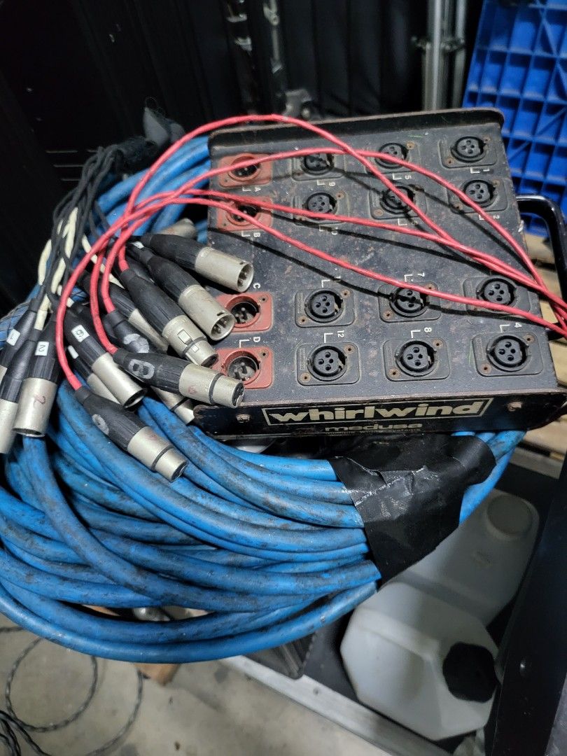 24 channel yamaha mixer & 16 channel snake cable, Audio, Other Audio ...
