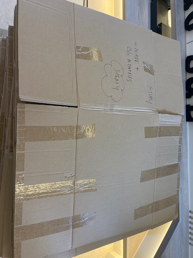 43 used carton boxes - used once, Furniture & Home Living, Home ...