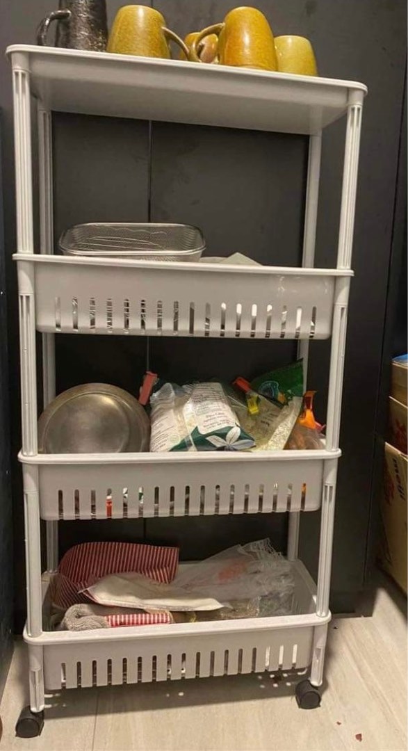 4Layer kitchen trolley, Furniture & Home Living, Furniture, Shelves ...