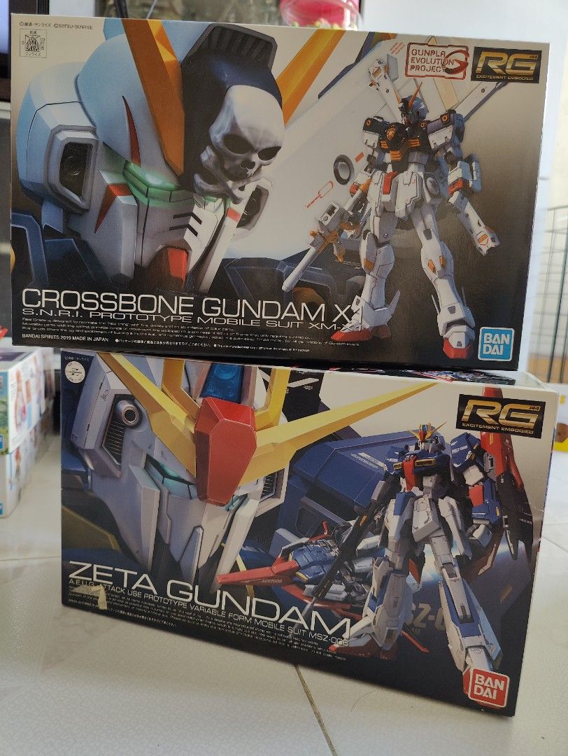 清屋 全新 RG 海盜高達 Z高達 ZETA 模型, 興趣及遊戲, 玩具 & 遊戲類 - Carousell