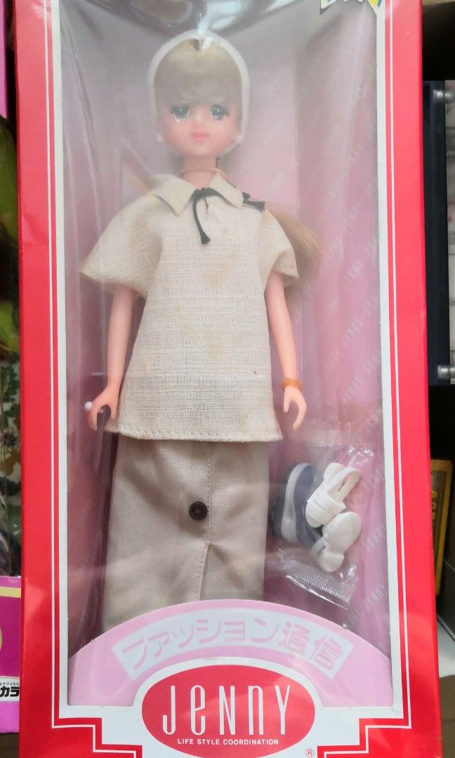 極罕典藏 ♛TAKARA 絕版 Jenny Licca Barbie 80年代珍藏, 興趣及遊戲, 玩具 & 遊戲類 - Carousell