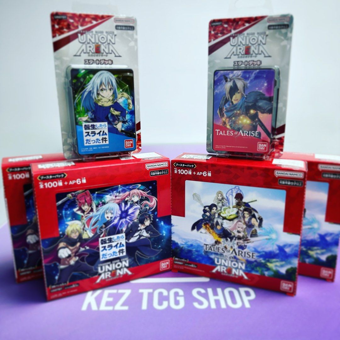 [現貨] UA Union Arena 關於我轉生變成史萊姆這檔事 及 破曉傳奇 Booster 預組, 興趣及遊戲, 玩具 & 遊戲類 ...