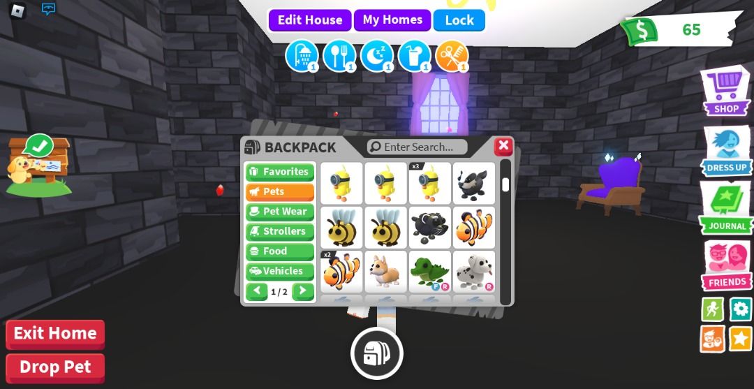 ADOPT ME ULTRA RARE PETS (PRICELIST IN DESCRIPTION), Video Gaming ...