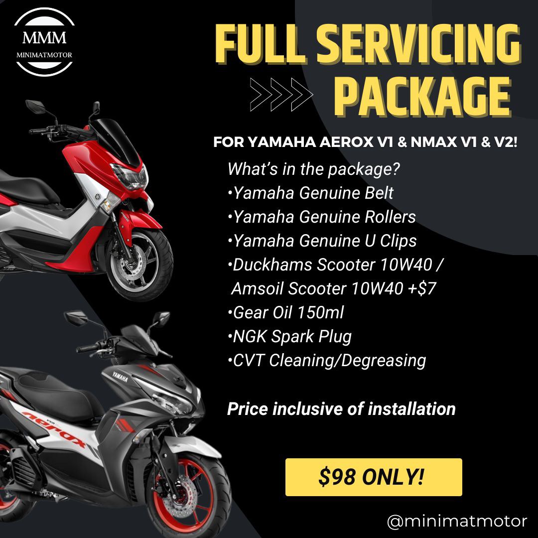 Yamaha Aerox & Nmax Major Repair Package, Motorcycles, Motorcycle ...