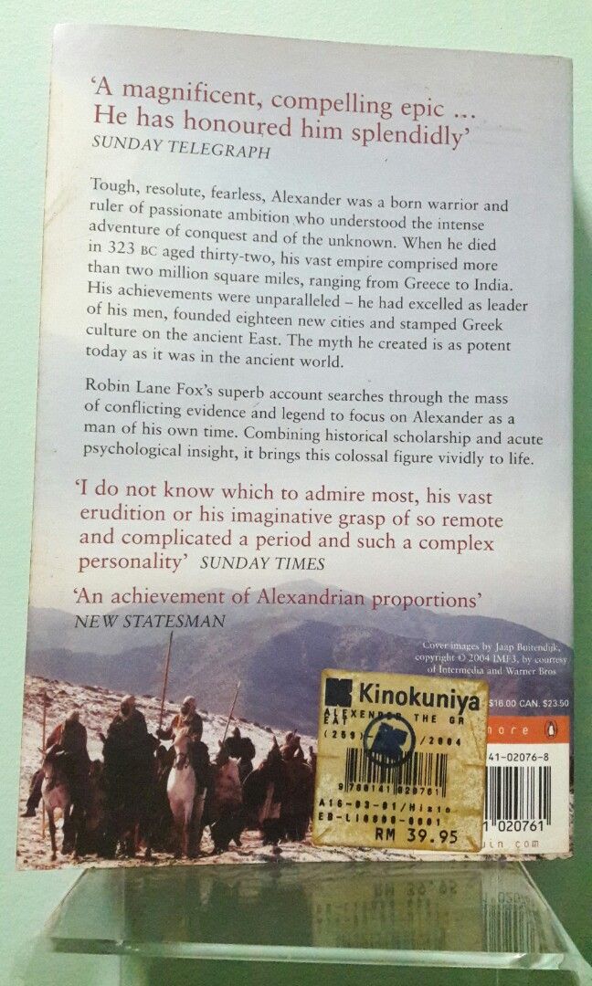 ALEXANDER THE GREAT BY ROBIN LANE FOX, Hobbies & Toys, Books ...