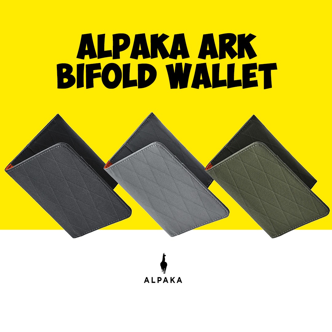 ALPAKA ARK Bifold Wallet Holds 12-14+ cards RFID Protected Clean ...