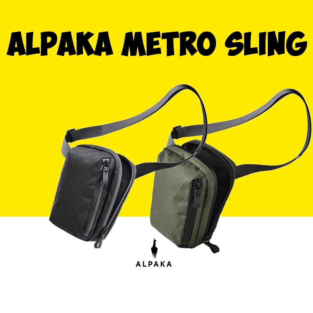 ALPAKA Metro Sling Bag Key Tether YKK zippers 4 Sling Attachment Points ...