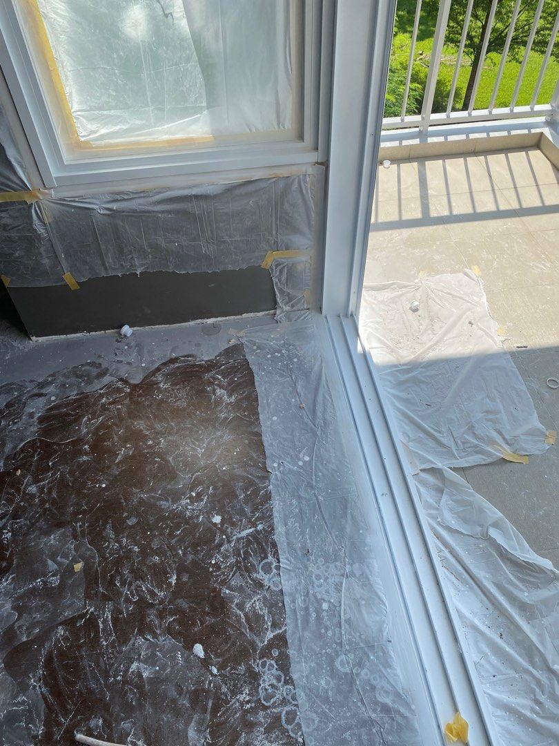 window frame / sliding door frame spray painting, Home Services, Home ...