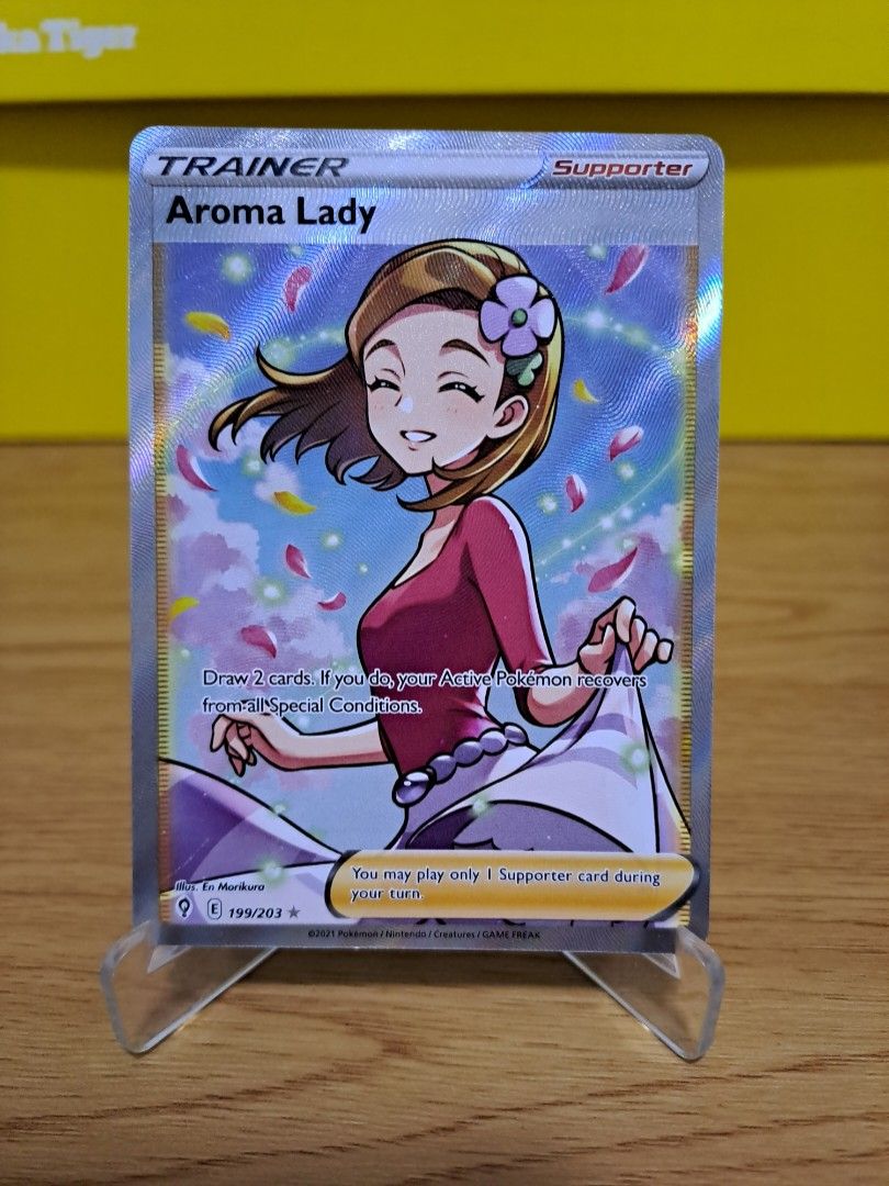 Aroma Lady Es Evolving Skies Pokemon Card Hobbies And Toys Toys And Games On Carousell