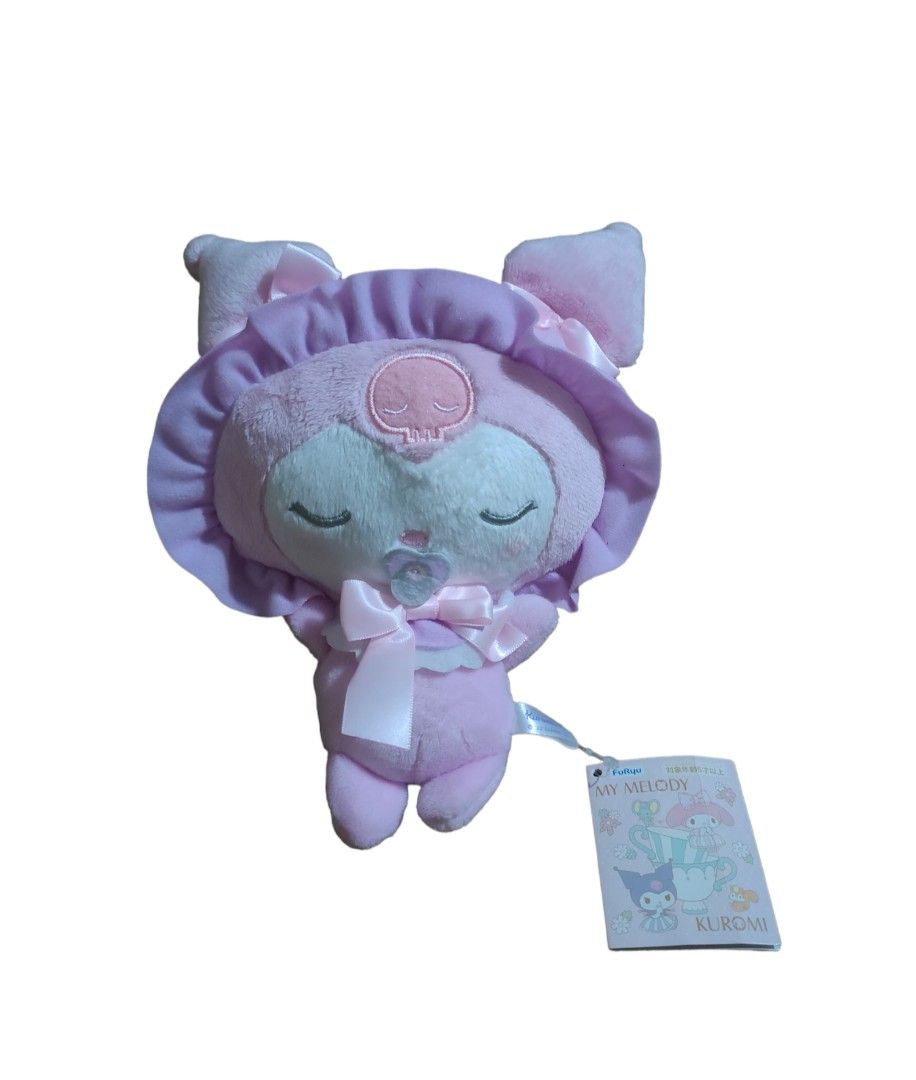 Authentic 9" Baby Kuromi Plush Brand New with Paper tag, Hobbies & Toys ...