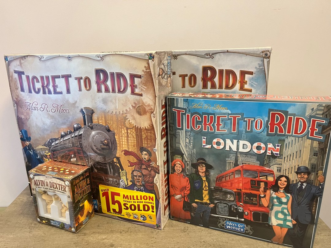 (authentic) Ticket to Ride Games - Ticket to Ride / Ticket to Ride ...