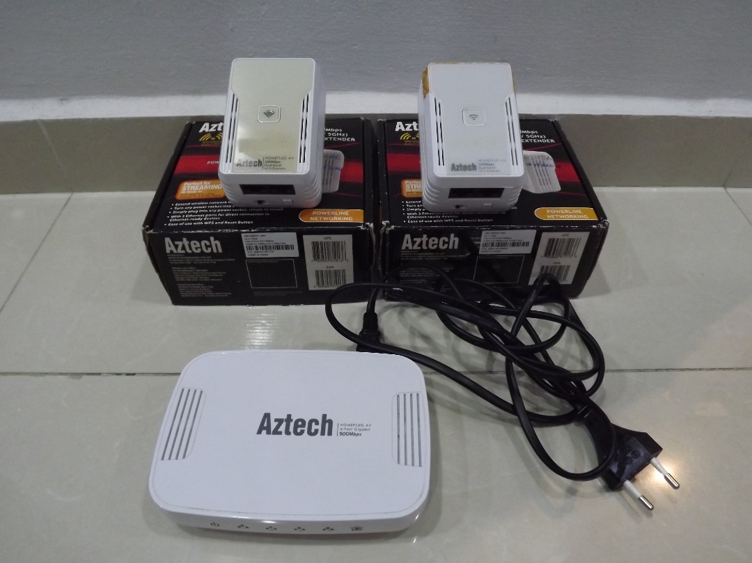 Aztech Powerline networking, Computers & Tech, Parts & Accessories ...