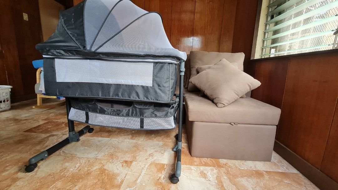 Baby Bassinet/Cot with custom Uratex Mattress, Babies & Kids, Baby ...