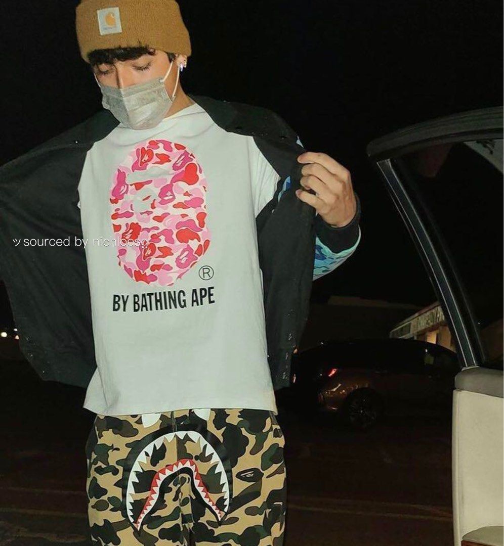 BAPE ABC CAMO BY BATHING APE TEE, Men's Fashion, Tops & Sets, Tshirts & Polo Shirts on Carousell