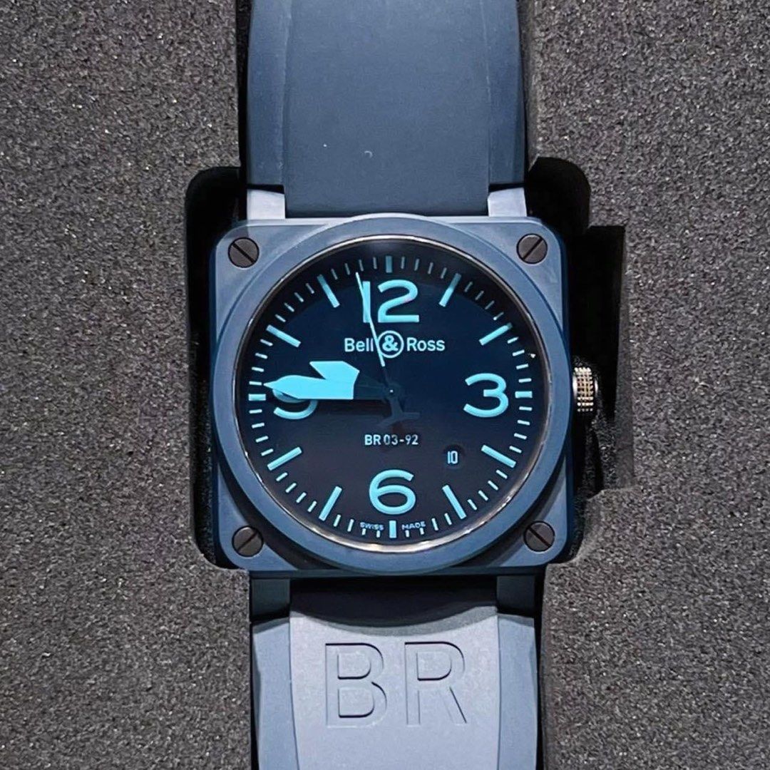 Bell & Ross Ceramic Blue, Luxury, Watches on Carousell