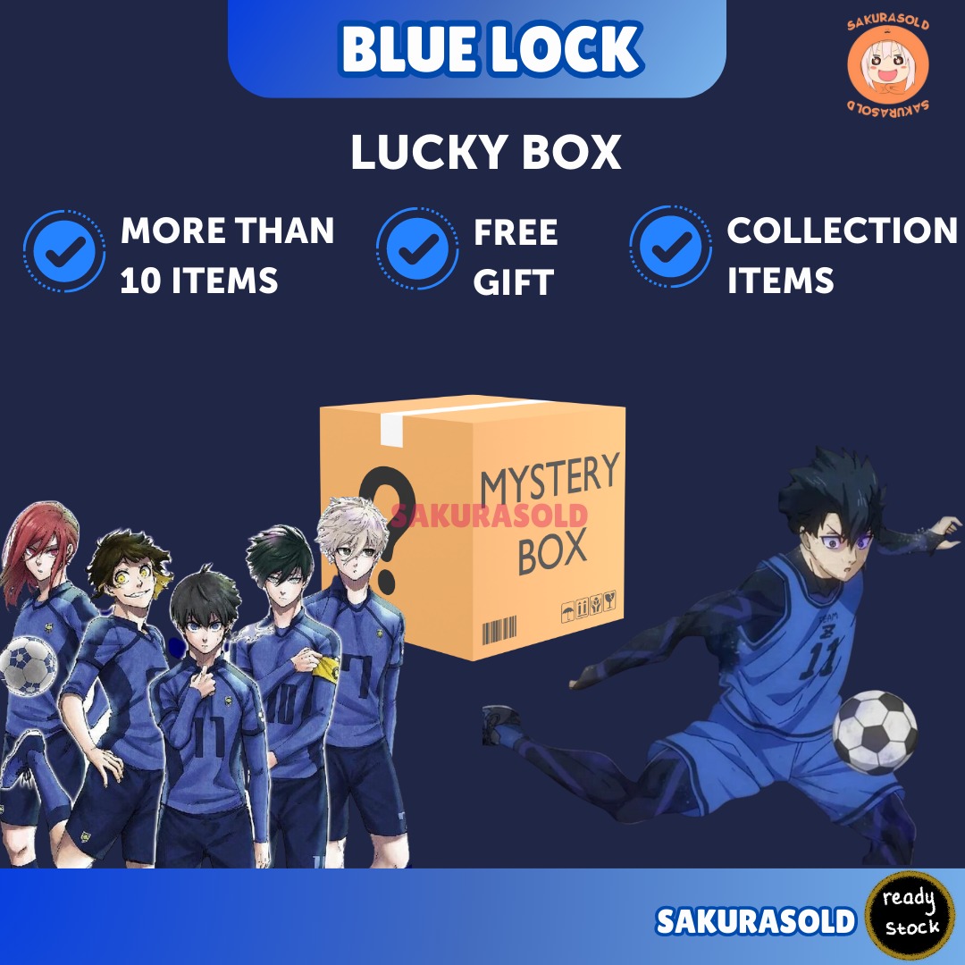 Blue Lock Lucky Box Blue Lock Keychain Stickers Blue Lock Gift Box ...