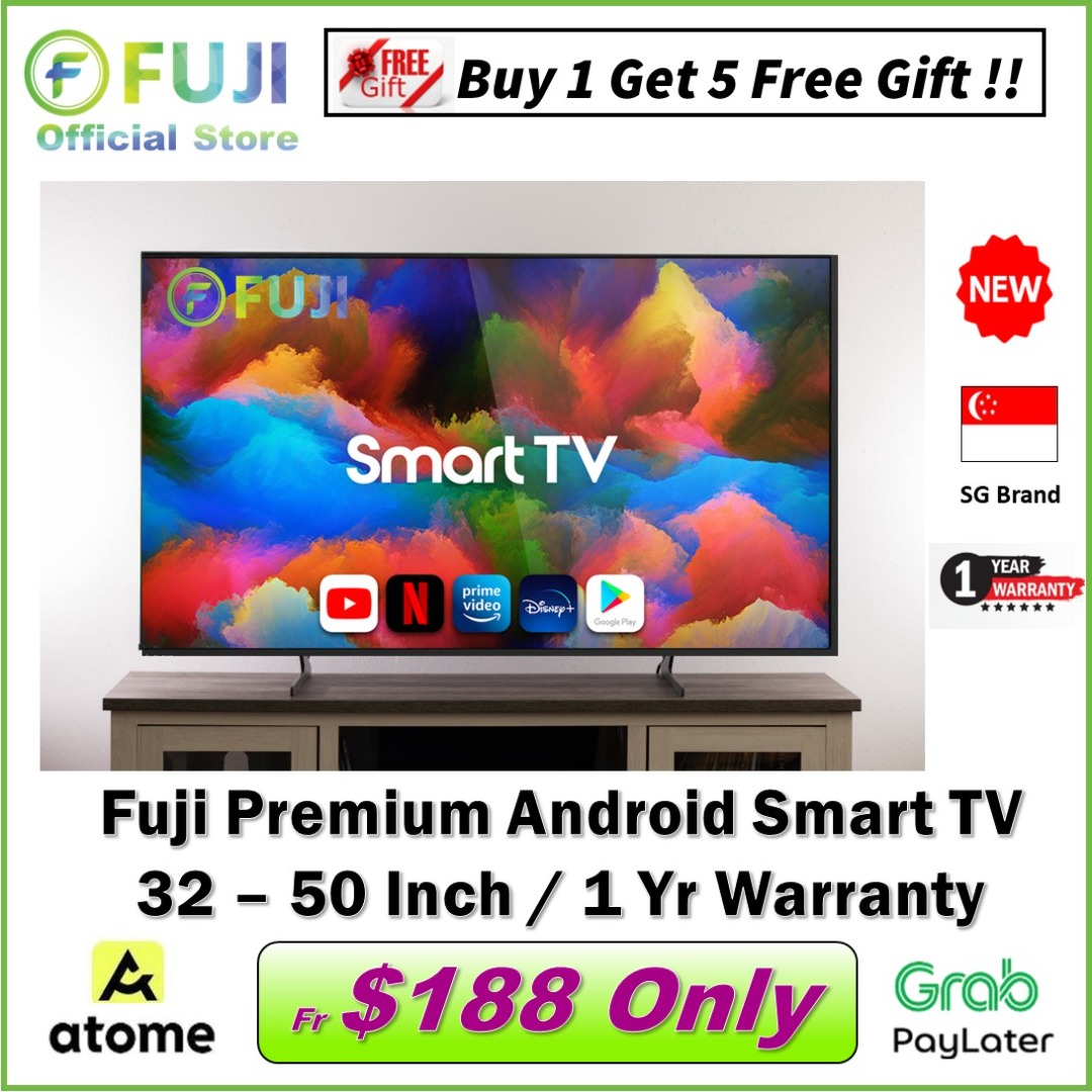Brand New Fuji Premium Android Smart TV - 32-50inch - Full HD - Slim ...