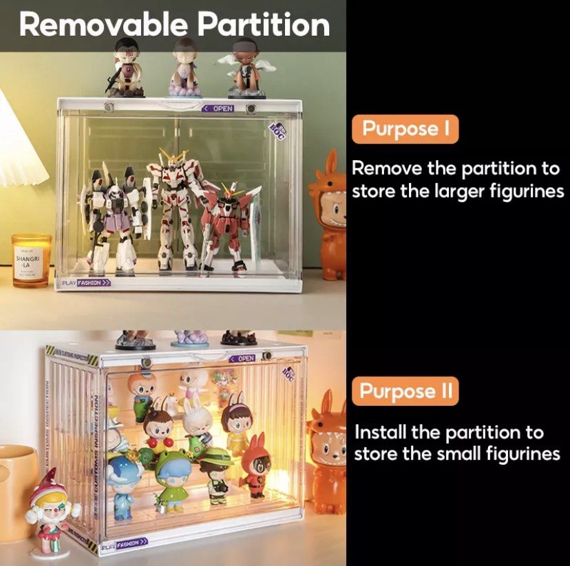 [Brand New] Pop Mart Acrylic Display Case, Hobbies & Toys, Memorabilia ...
